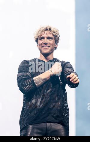 Copenhagen, Denmark. 27th, September 2024. The Danish singer and pop ...