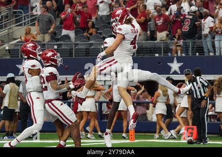 Arlington, Texas, USA. 28th Sep, 2019. Texas A&NM player #54 CARSON ...
