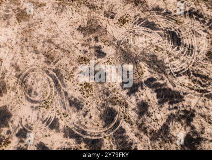 Tracks at the Cinder Hills OHV area, Flagstaff, Arizona Stock Photo - Alamy