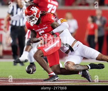 Iowa State defensive back Malik Verdon (DB52) poses for a portrait at ...
