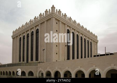 Exterior view of the large Belz Great Synagogue complex modeled after ...
