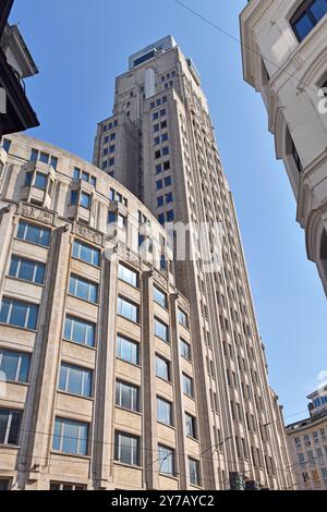 The Boerentoren, "Farmers' Tower", the KBC Tower, an historic high-rise ...