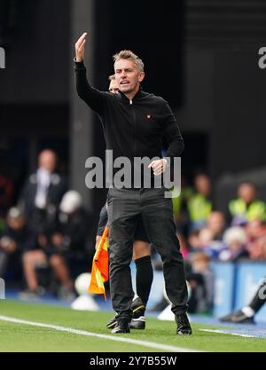 Portman Road, Ipswich on Sunday 5th October 2025. Referee Thomas Kirk ...