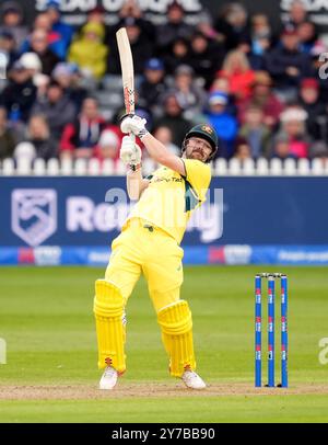 Australia's Travis Head bats during the ICC Champions Trophy cricket ...