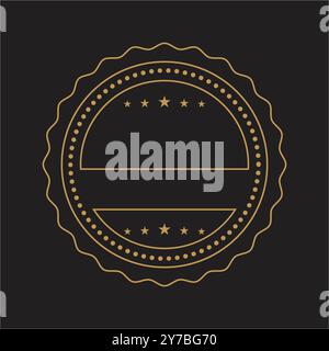 Blank vector vintage classic style badges Stock Vector Image & Art - Alamy