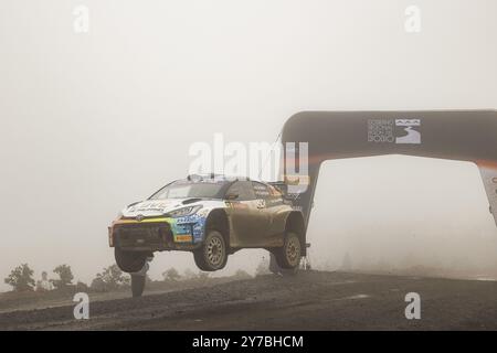 24 Jan Solans, Rodrigo SANJUAN, Toyota Yaris Rally2, action during the ...