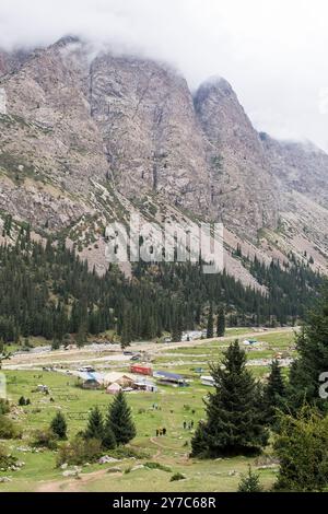 Kyrgyzstan, Barskoon gorge, landscape Stock Photo - Alamy