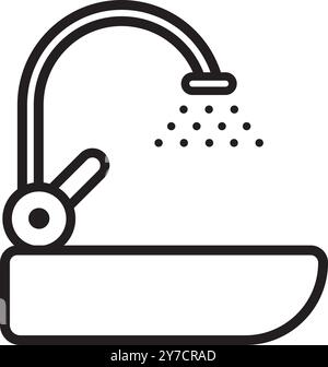 wastafel icon vector illustration logo design Stock Vector Image & Art ...