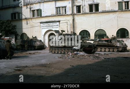 Lebanon War 1982 / Lebanonwar 82 - Beirut -IDF / Israeli Armored ...