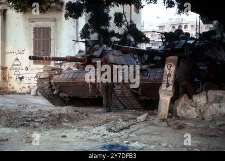 Lebanon War 1982 / Lebanonwar 82 - Beirut - IDF / Israeli Tank M60 ...