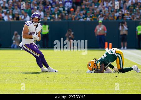 Green Bay Packers safety Javon Bullard (20) reacts after a stop during ...