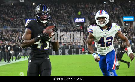 Buffalo Bills linebacker Dorian Williams (42) runs on the field during ...