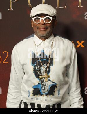 Spike Lee attends the premiere of "Megalopolis" at AMC Lincoln Square ...