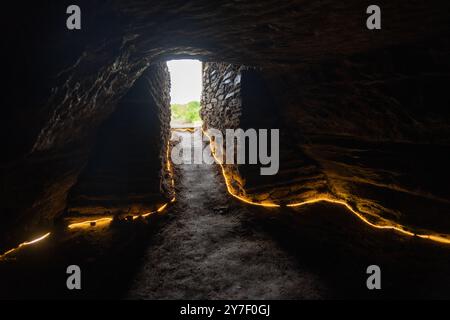 Historic Caves of Hella in Iceland Stock Photo - Alamy
