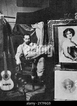 Emile Fuchs, artist and designer of stamps Stock Photo - Alamy