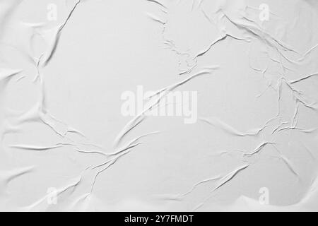 White wheatpaste poster style texture background Stock Photo - Alamy