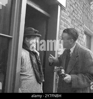 Wilfred Pickles radio and television presenter on BBC Television 1950s ...