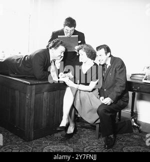 The Goon Show cast, Peter Sellers, Harry Secombe and Spike Milligan in ...