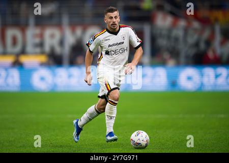 Ramadani Ylber (Us Lecce) in action during US Lecce vs SSC Napoli ...