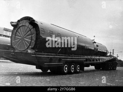 GUIDED MISSILE AND ROCKETS INTERCONTINENTAL ROCKET SOVIET MILITARY ...