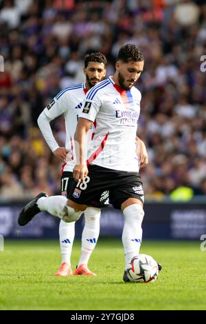 Rayan Cherki of Lyon during the French championship Ligue 1 football match between Olympique ...