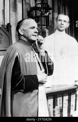 SAM HAIGLER ACTOR AS CARDINAL MILLIONAIRE AND A J EMBIE PLAYS POPE PIUS ...