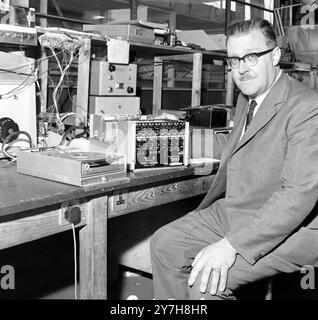 KENNETH DOBSON INVENTOR OF MIDAS THE FLIGHT RECORDER / ; 24 JULY 1964 ...