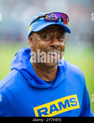 Los Angeles Rams wide receivers Puka Nacua, left, and Davante Adams ...