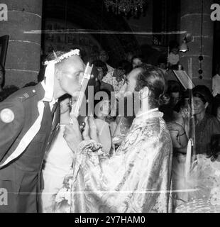 LEIF ALDEN SERGEANT WEDS GREEK CYPRIOT MARIA PAVLOU IN MORPHOU / ; 13 ...