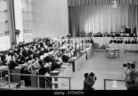 Auschwitz Trial 1964 in Frankfurt on the Main. | usage worldwide Stock ...