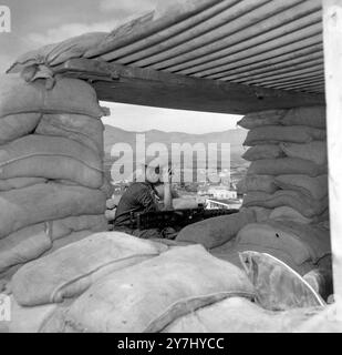 ARMY CANADIAN SOLDIER KEEPS WATCH IN NICOSIA, CYPRUS WITH TURKISH BOY ...