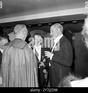 SEAN LEMASS WITH DUNCAN SANDYS AT LONDON AIRPORT / ; 18 MARCH 1963 ...