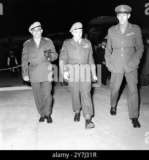 ARMY CANADIAN TROOPS ARRIVE AT THE AIRPORT IN NICOSIA, CYPRUS ; 15 ...