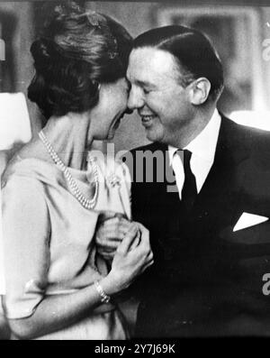 JOHN AMBLER WITH PRINCESS MARGARETHA IN STOCKHOLM ; 29 FEBRUARY 1964 ...