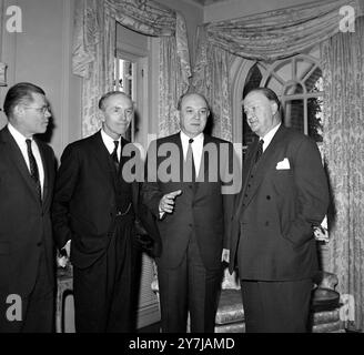 DEAN RUSK WITH BRITISH PRIME MINISTER LORD ALEC DOUGLAS HOME IN ...