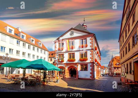 Old city of Lohr am Main, Germany Stock Photo - Alamy
