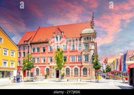 Old city of Mindelheim, Germany Stock Photo - Alamy