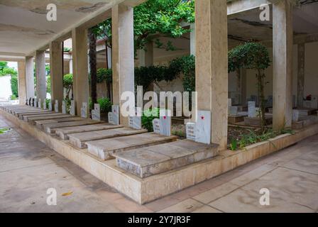 Berat, Albania - June 3rd 2024. The Memorial Cemetery of Martyrs in UNESCO listed Berat in ...