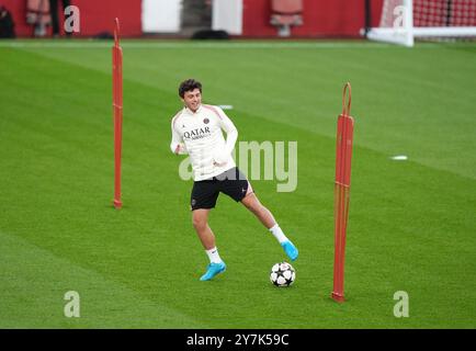 Paris Saint Germain's Joao Neves during the UEFA Champions League ...