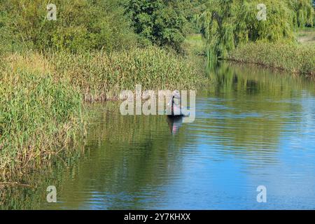 Paddling the Suså River in Zealand, Denmark Stock Photo - Alamy