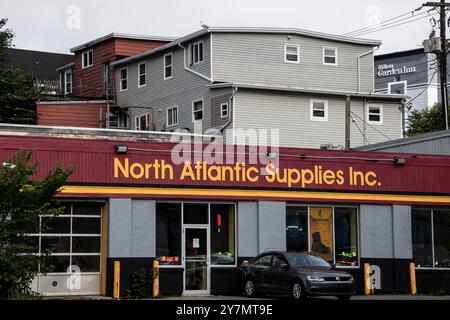North Atlantic Supplies sign on Water Street in St. John's ...