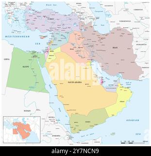 Europe geopolitical map of Europe Stock Photo - Alamy