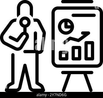 Icon for presenter, emcee Stock Vector Image & Art - Alamy