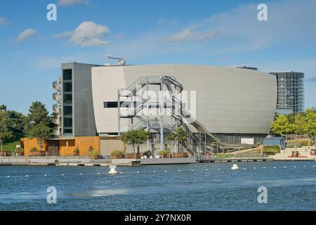 Time House with giant slide, Autostadt Volkswagen, Wolfsburg, Lower ...