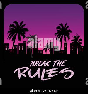 silhouette typography text letter message style vector illustration ...