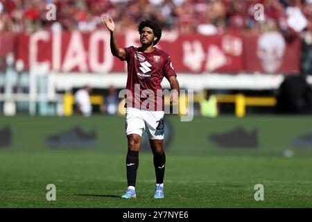Saul Coco of Torino Fc in action during the Serie A match beetween ...
