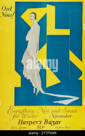 Harper's Bazar poster, November 1925, 1920s fashion - Art Deco - The ...