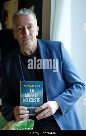 French writer Stephane Allix poses for a photo session during the ...