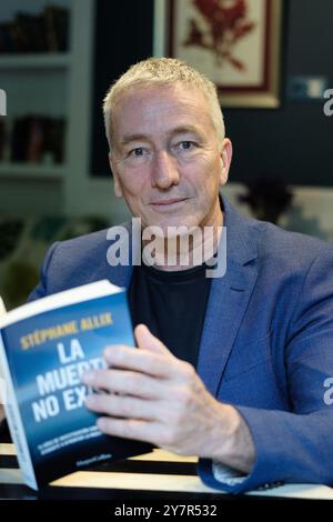 French writer Stephane Allix poses for a photo session during the ...