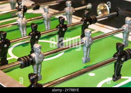 Games room at Rowan Tree Retreats Stock Photo - Alamy